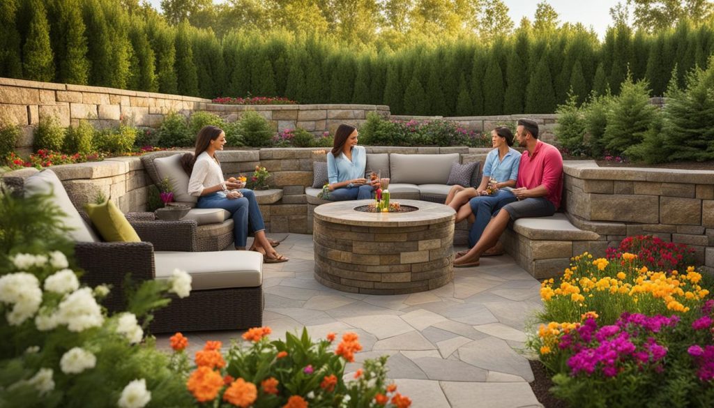 Enhancing Your Patio with a Retaining Wall Seating Area